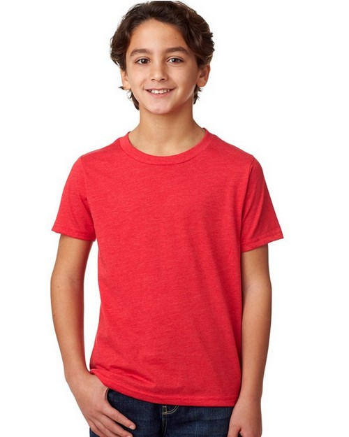 Size Chart for Next Level 3312 Mens Boys CVC Crew Tee - A2ZClothing.com