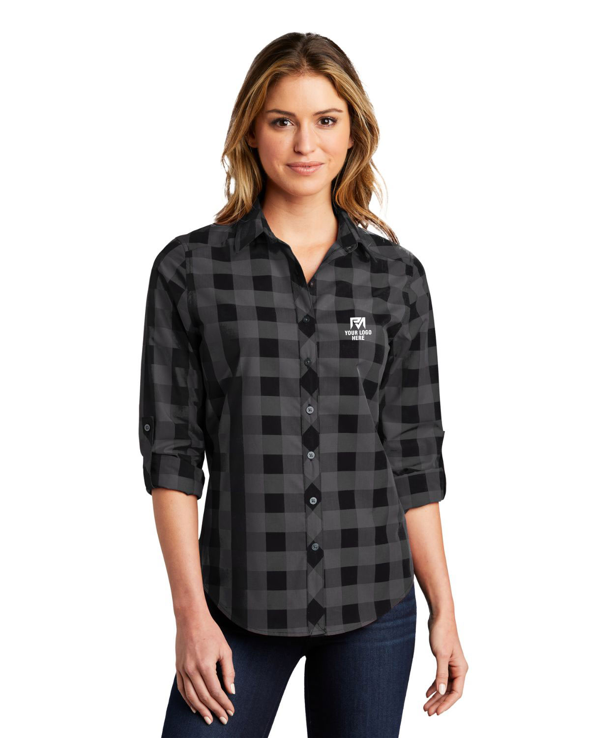 Size Chart for Port Authority LW670 Ladies Everyday Plaid Shirt ...