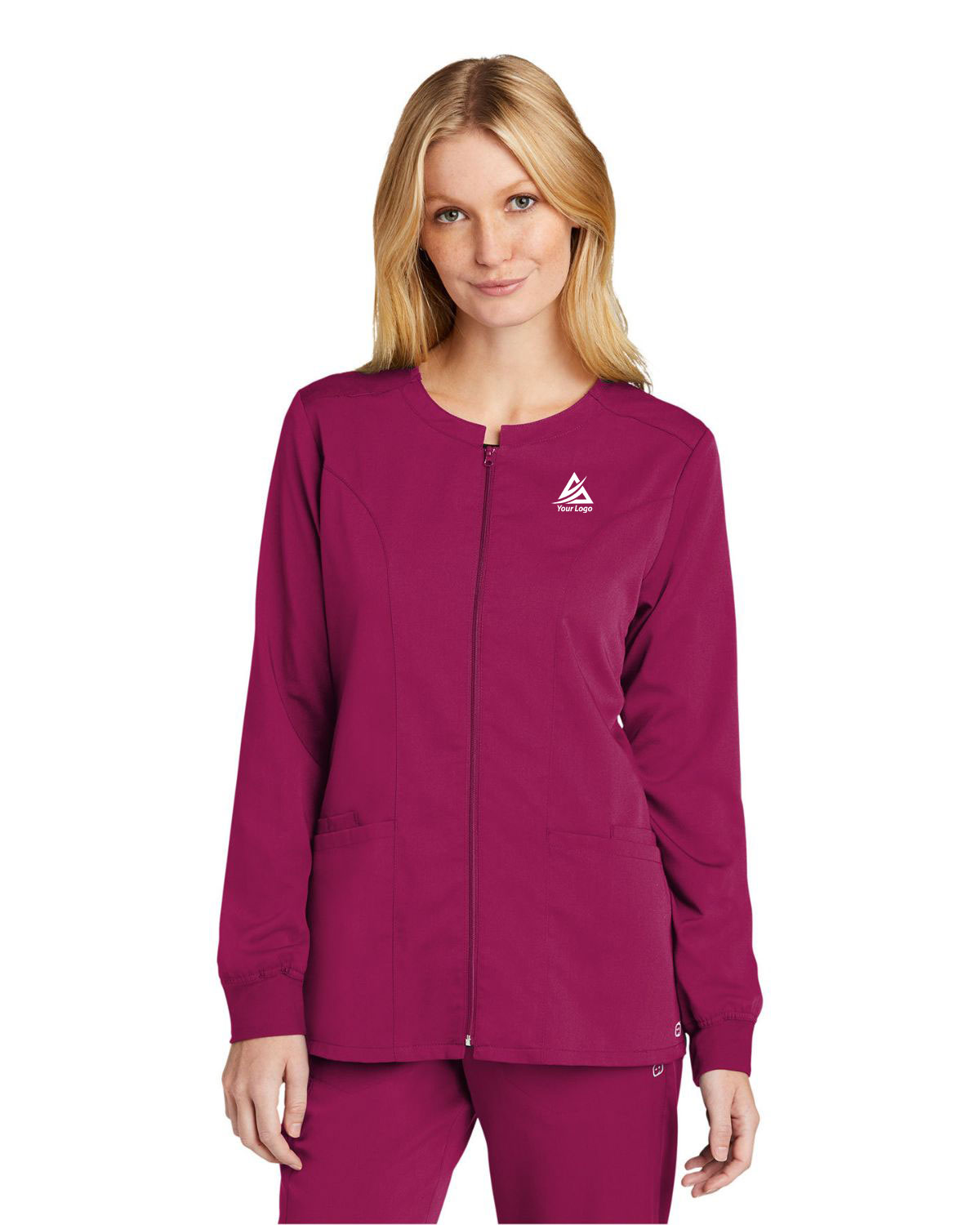 Size Chart for WonderWink WW4088 Womens Premiere Flex Full Zip Scrub ...