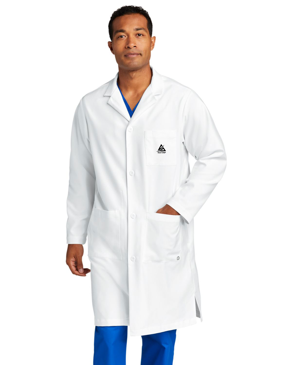 Size Chart for WonderWink WW5172 Mens Long Lab Coat - A2ZClothing.com